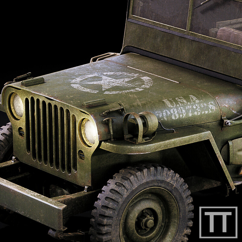 ArtStation - Willy's MB Jeep