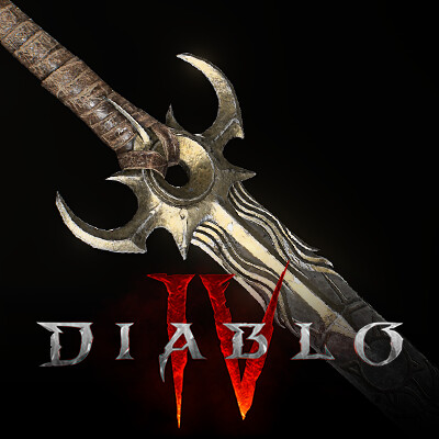 ArtStation - "The Righteous" - Barbarian Weapons