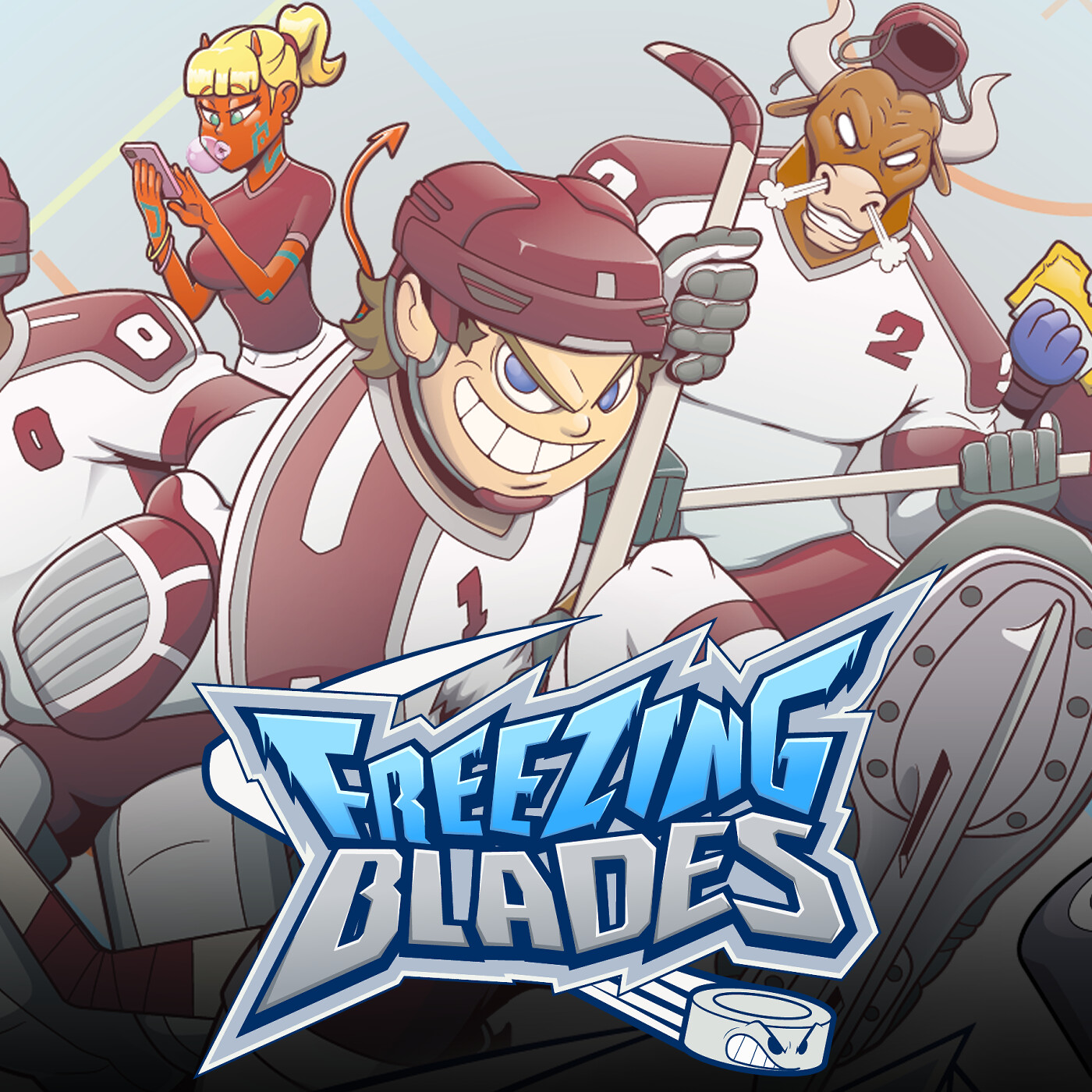 ArtStation - Freezing Blades Game Capsule