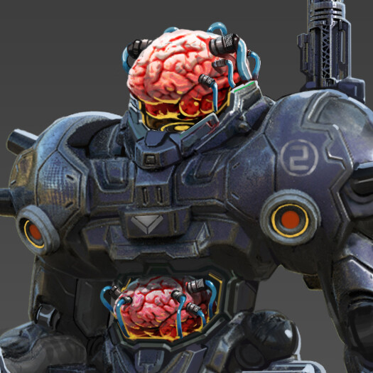 ArtStation - brain warrior