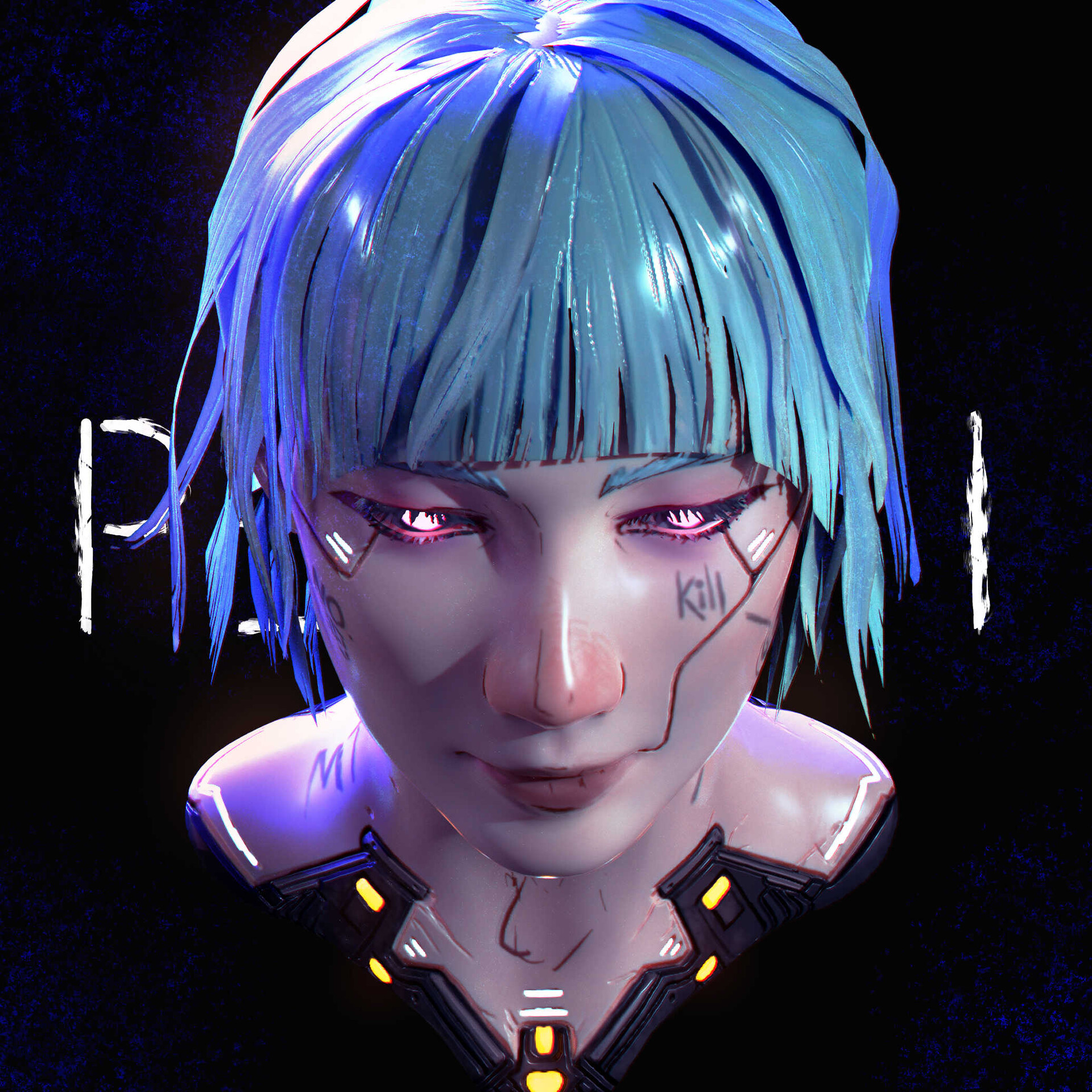 ArtStation - Cyber Girl