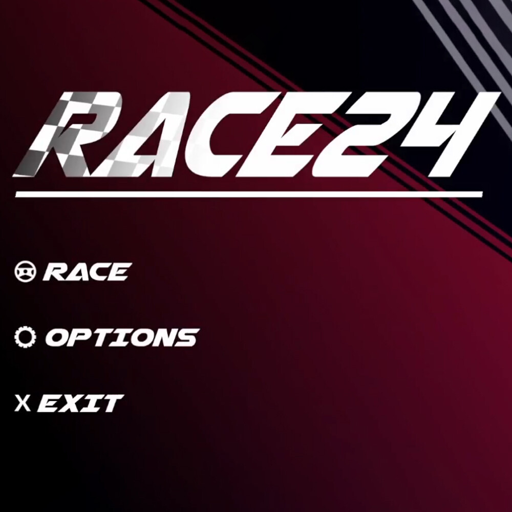 ArtStation - UI Design Project: Car Race Game Menu