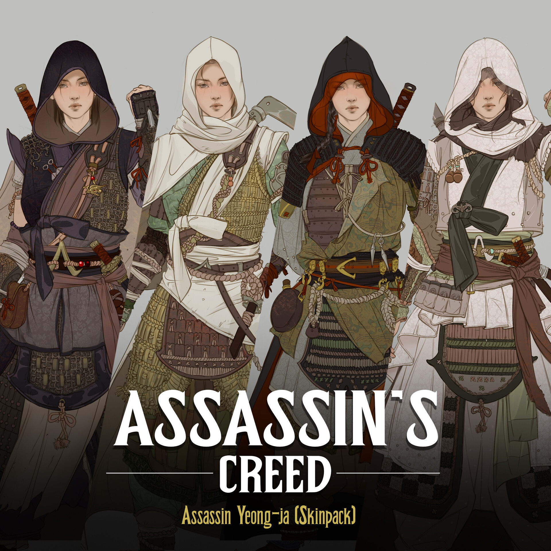 ArtStation - Assassin Yeong-Ja | Assassin's Creed: Korea