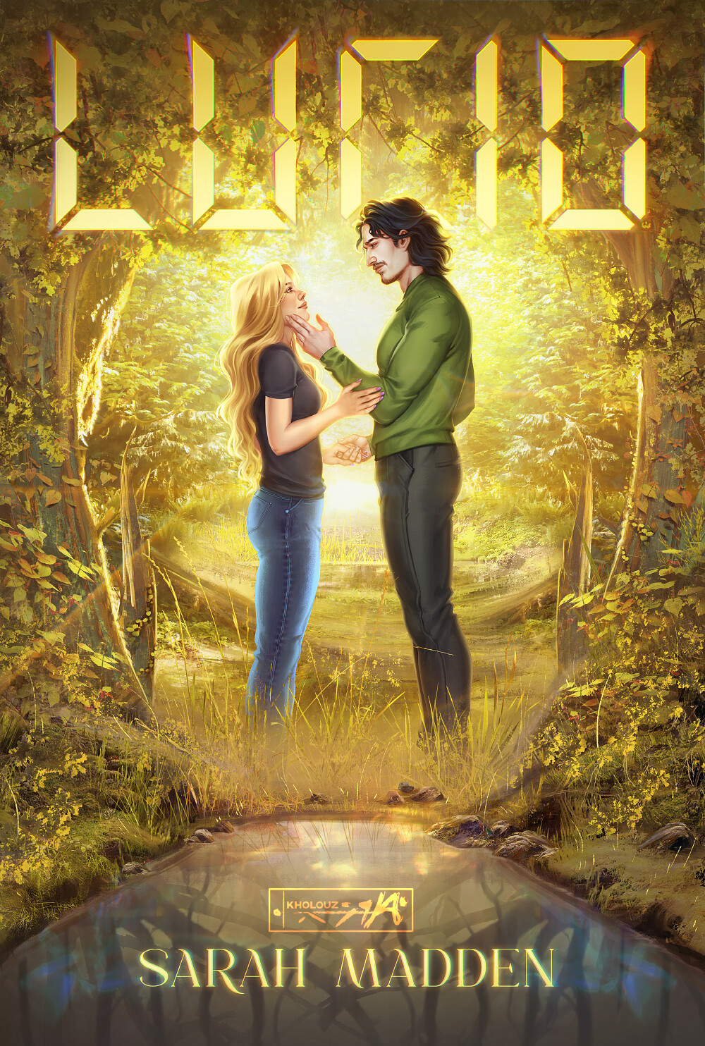 ArtStation - 'LUCID' Novel Cover ©SarahMadden