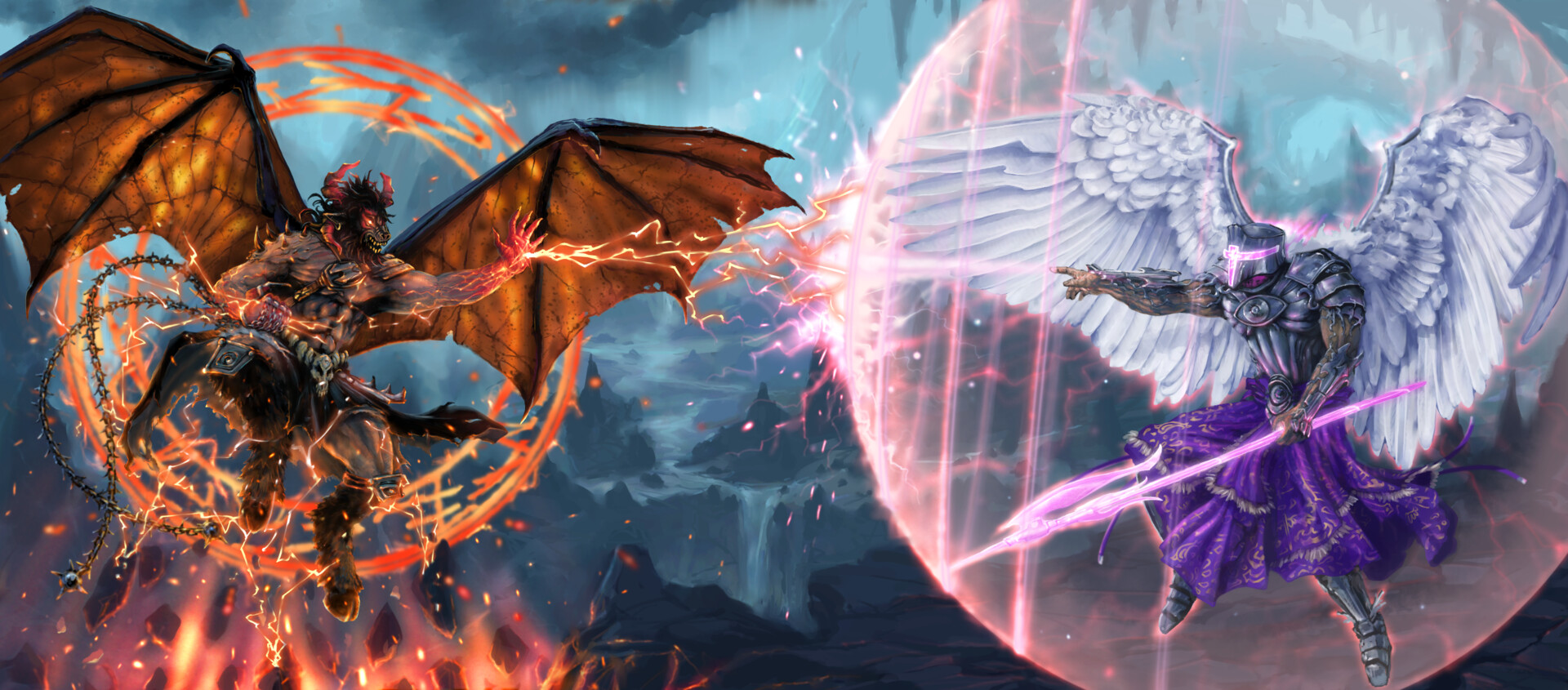 ArtStation - Angel n demon