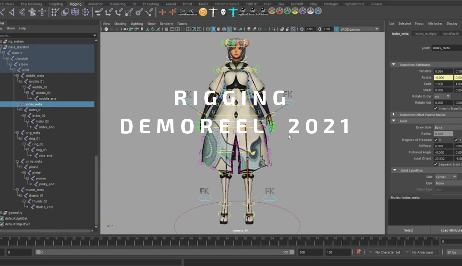 ArtStation - Rigging Demo Reel 2021
