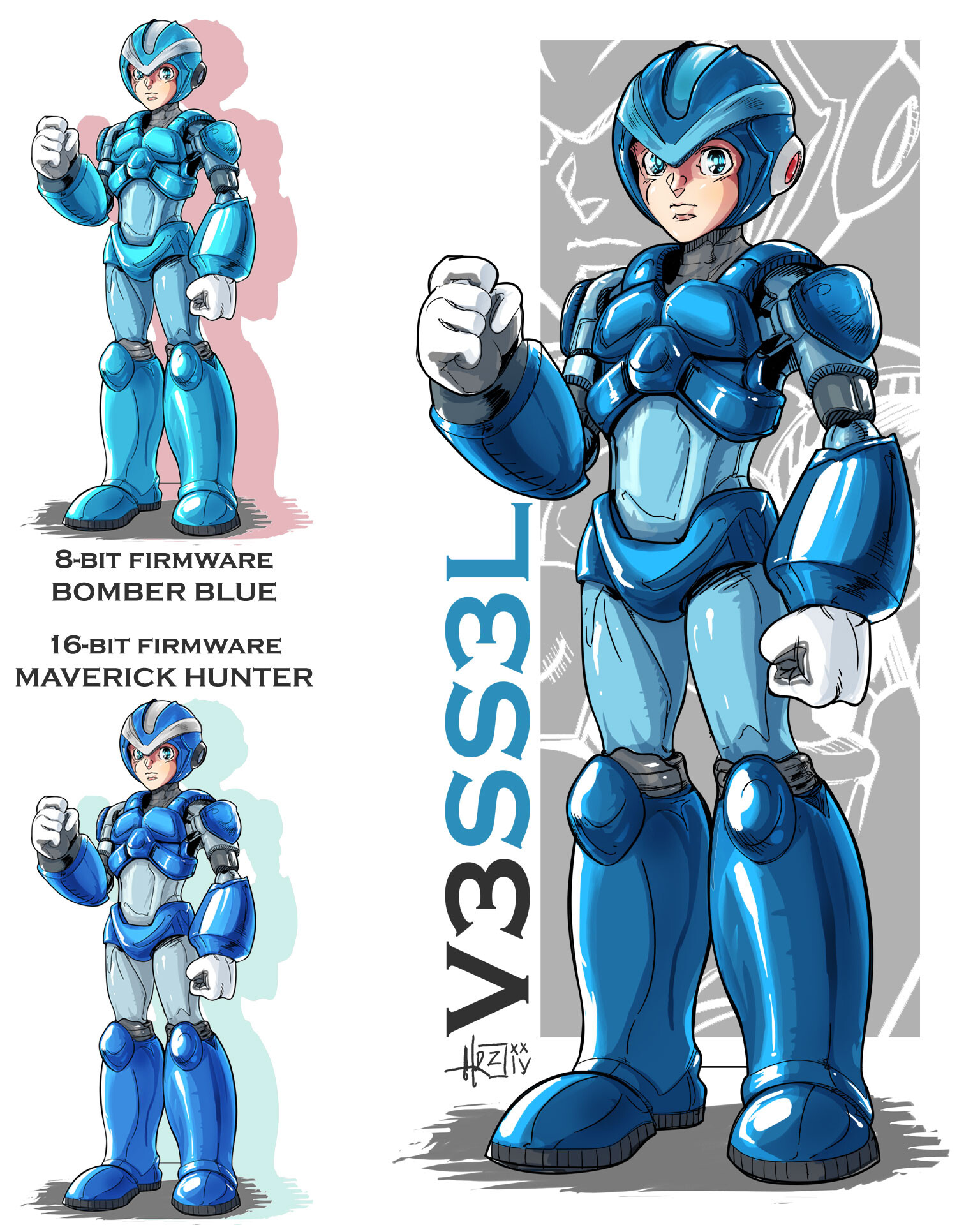 ArtStation - [Fanart] Reploid Redesign