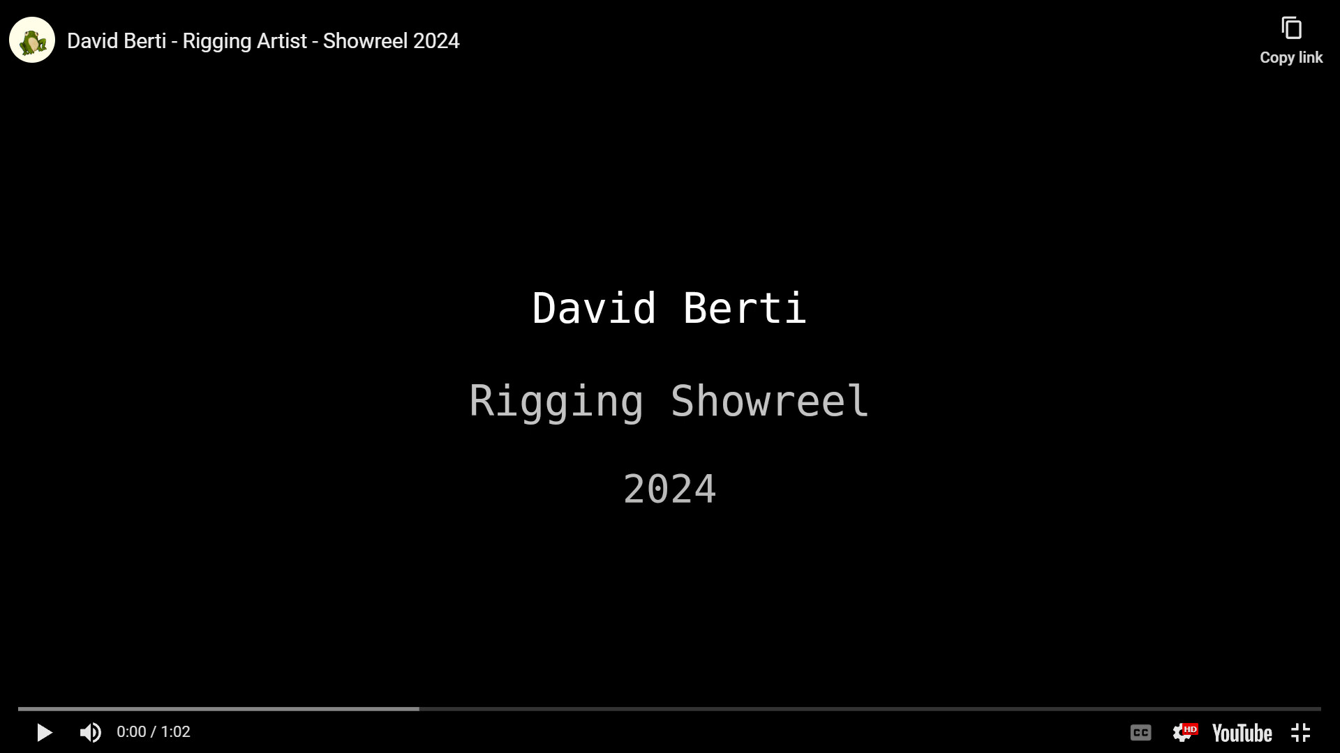 ArtStation - Rigging Showreel 2025