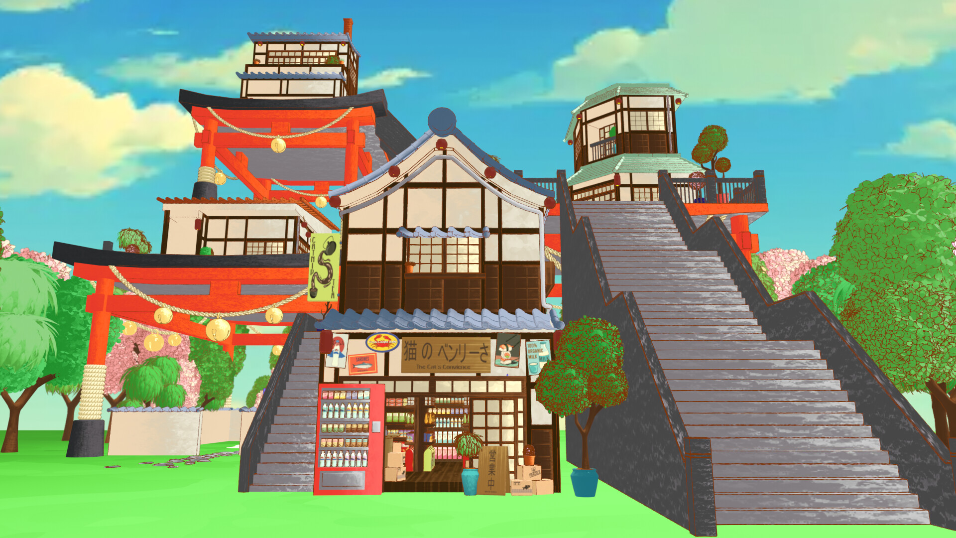 ArtStation - Cat Island Renders and Animations Rough