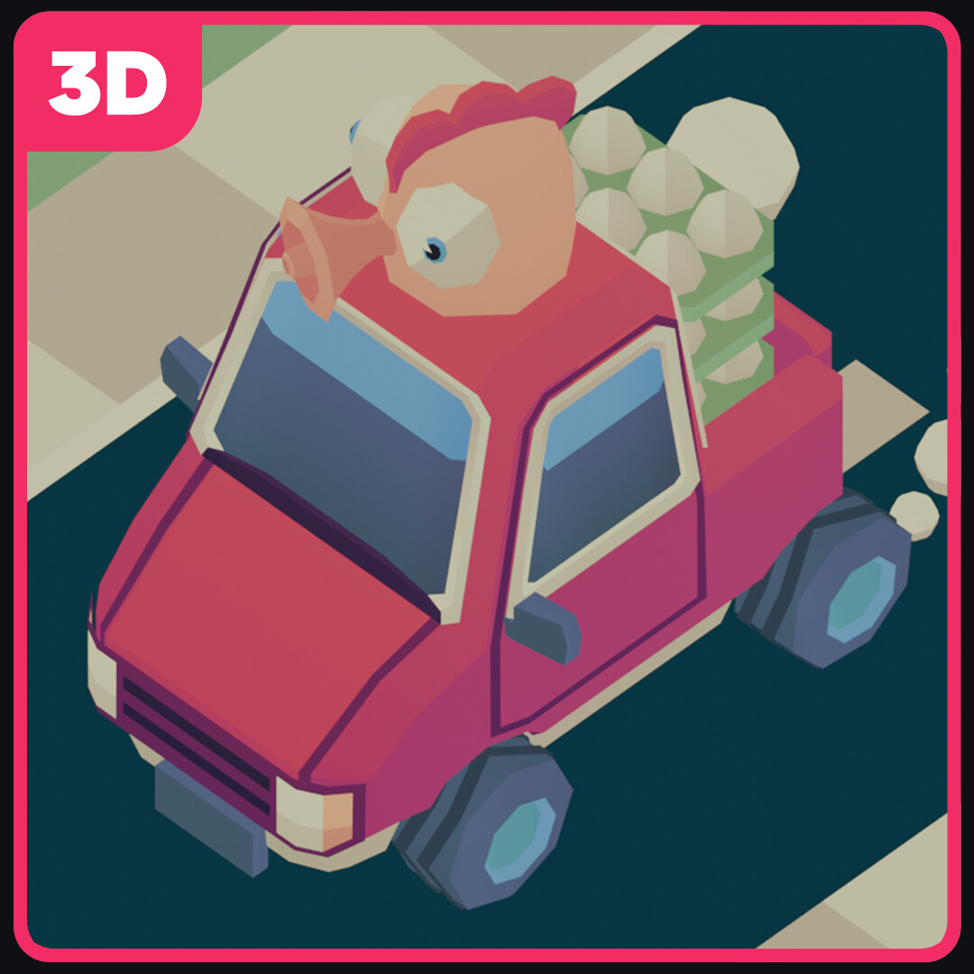 ArtStation - Egg Car