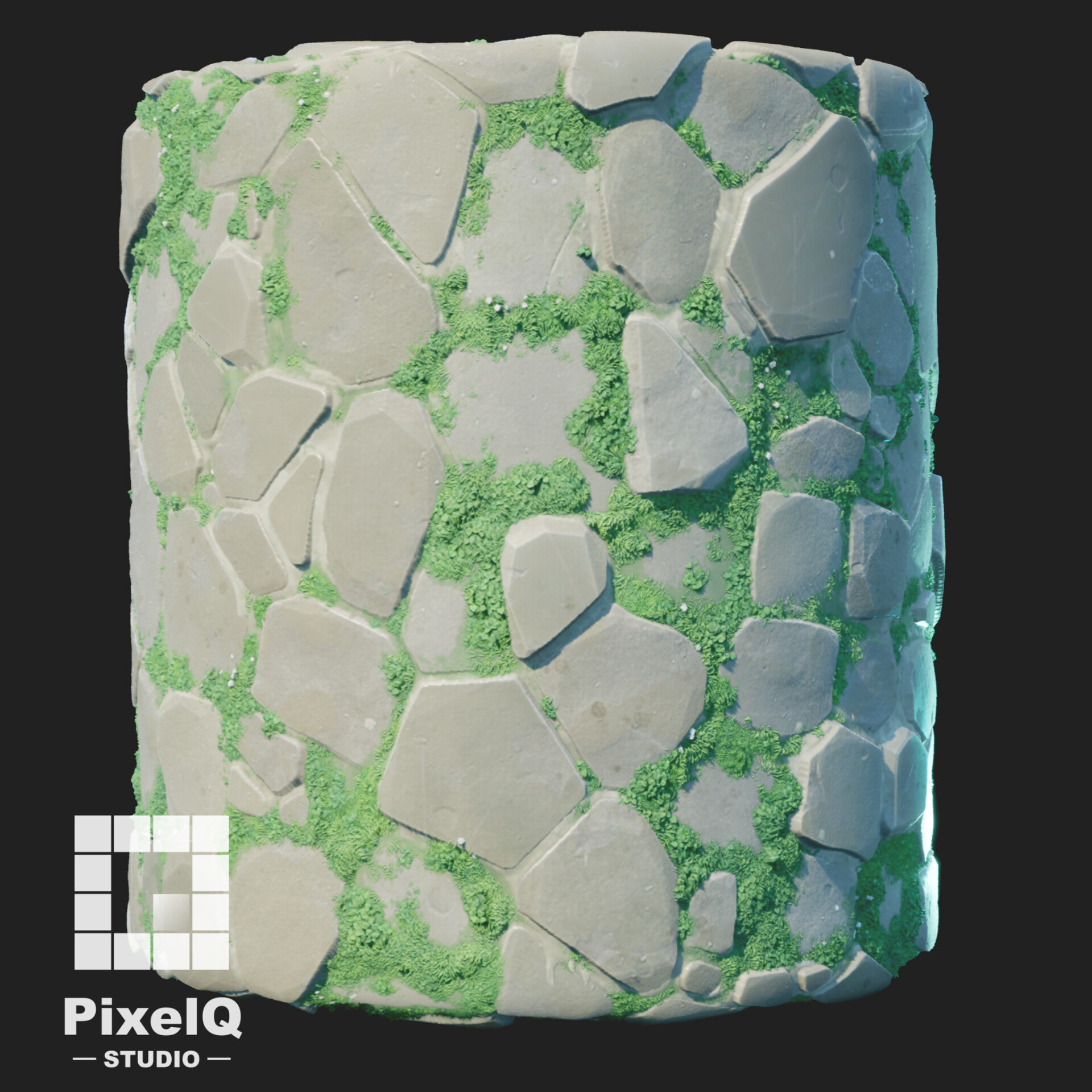 ArtStation - Stylized stone floor material