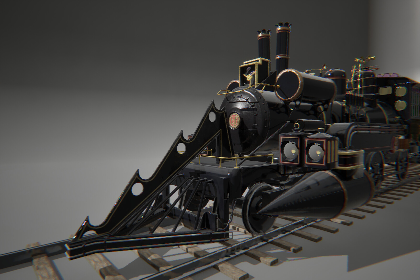 ArtStation - Back to the Future III Jules Verne Train fully animated 3D ...