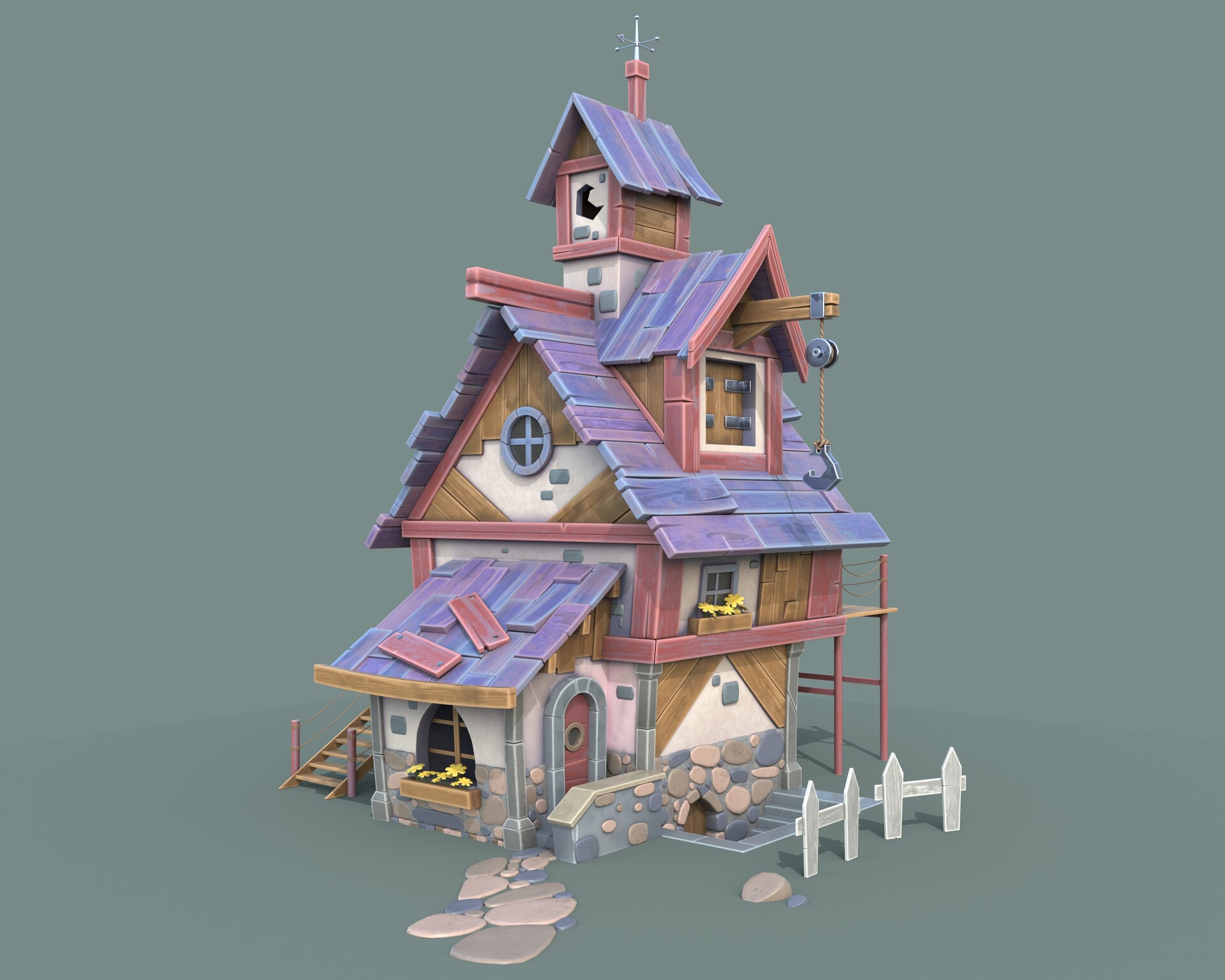 ArtStation - Cartoon House