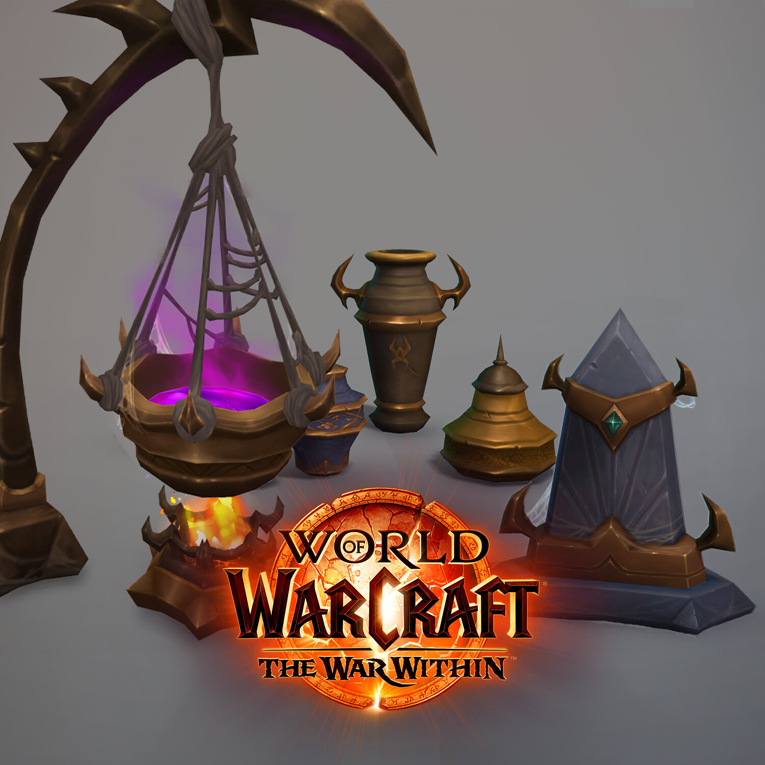 ArtStation - WoW The War Within: Nerubian decorative props