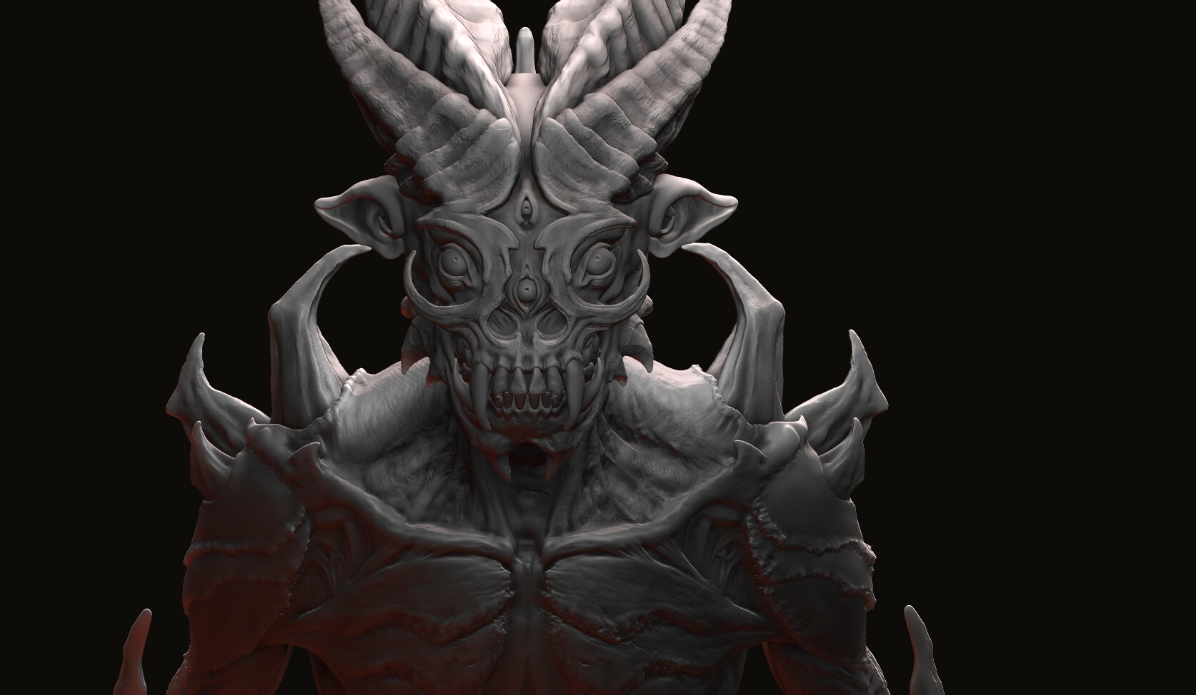 ArtStation - WIP: Demon Creature