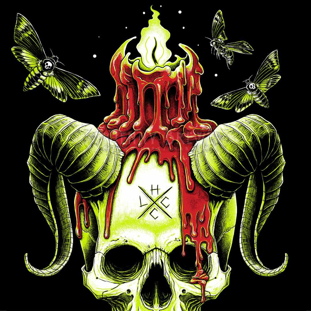 ArtStation - Liquid Crimson - Skull T-Shirt