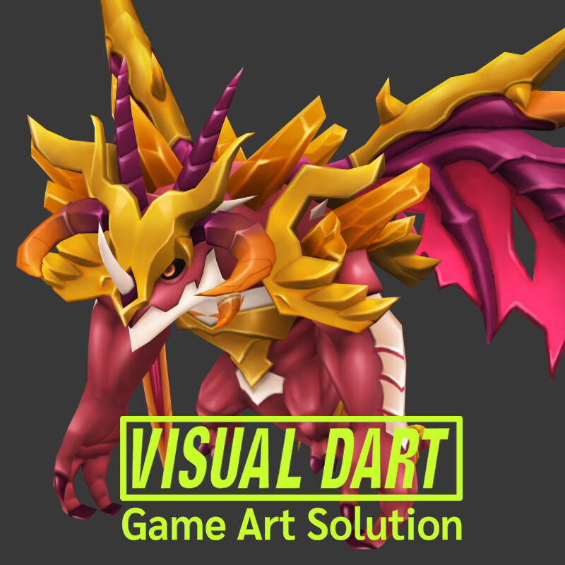 ArtStation - 3D character modeling - casual - monster -color variation