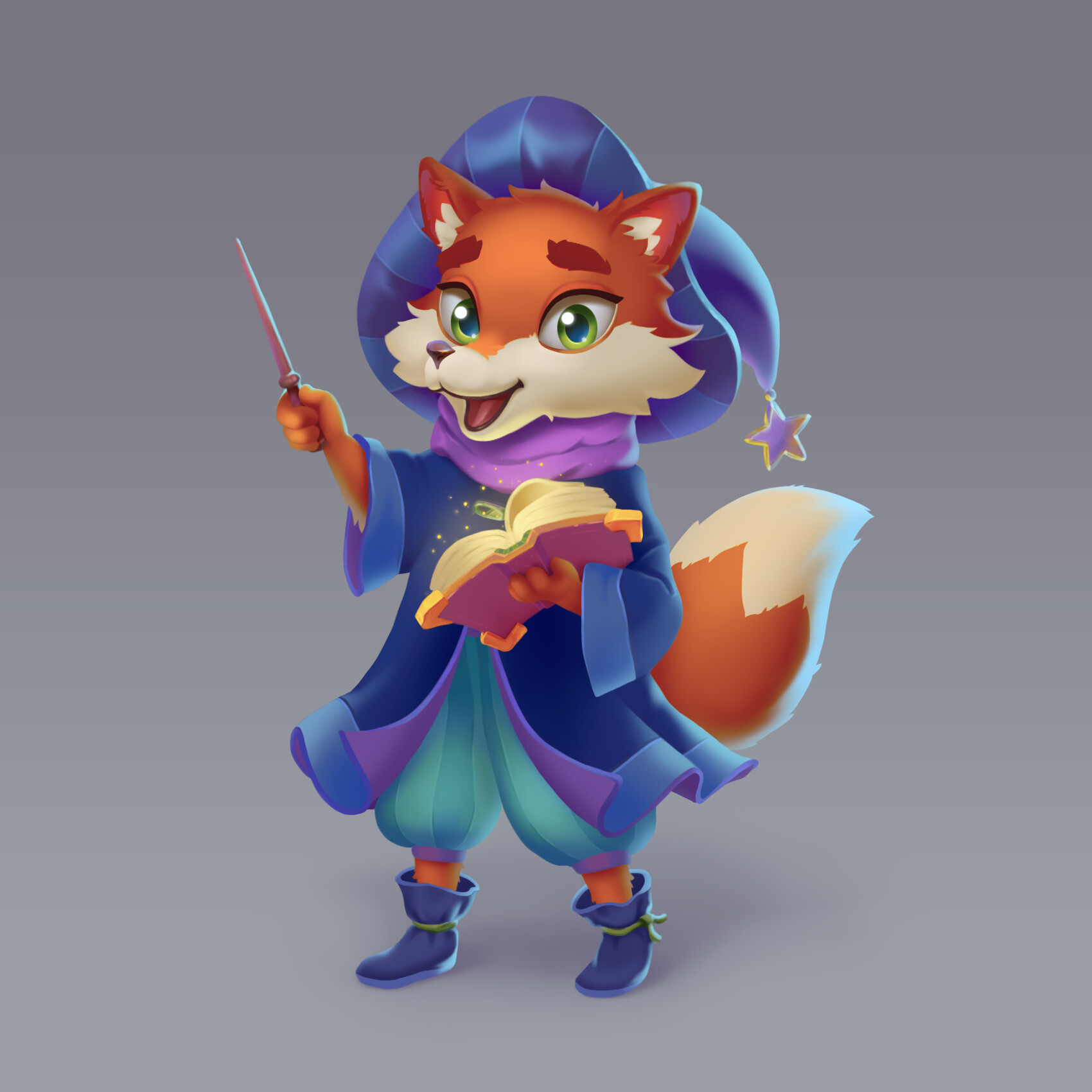 ArtStation - Fox Wizard