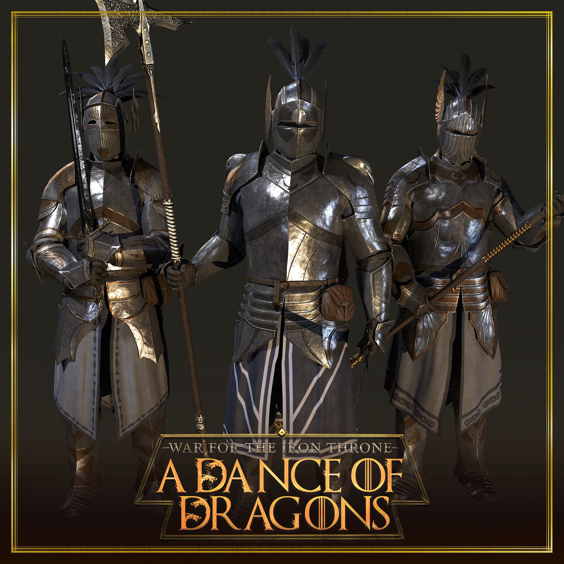 ArtStation - A Dance of Dragons - Vale of Arryn Modular Armor Set P2