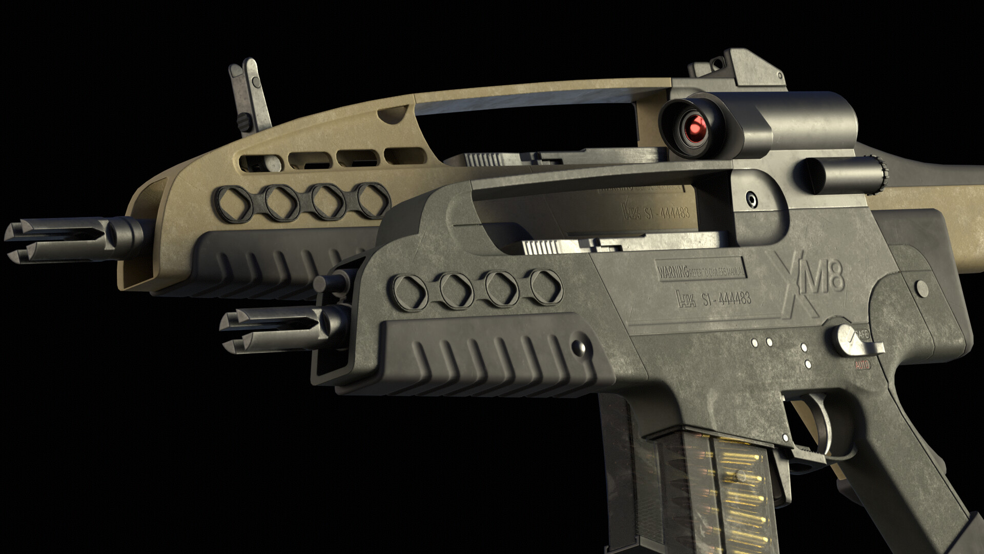ArtStation - XM8 Carbine & Compact