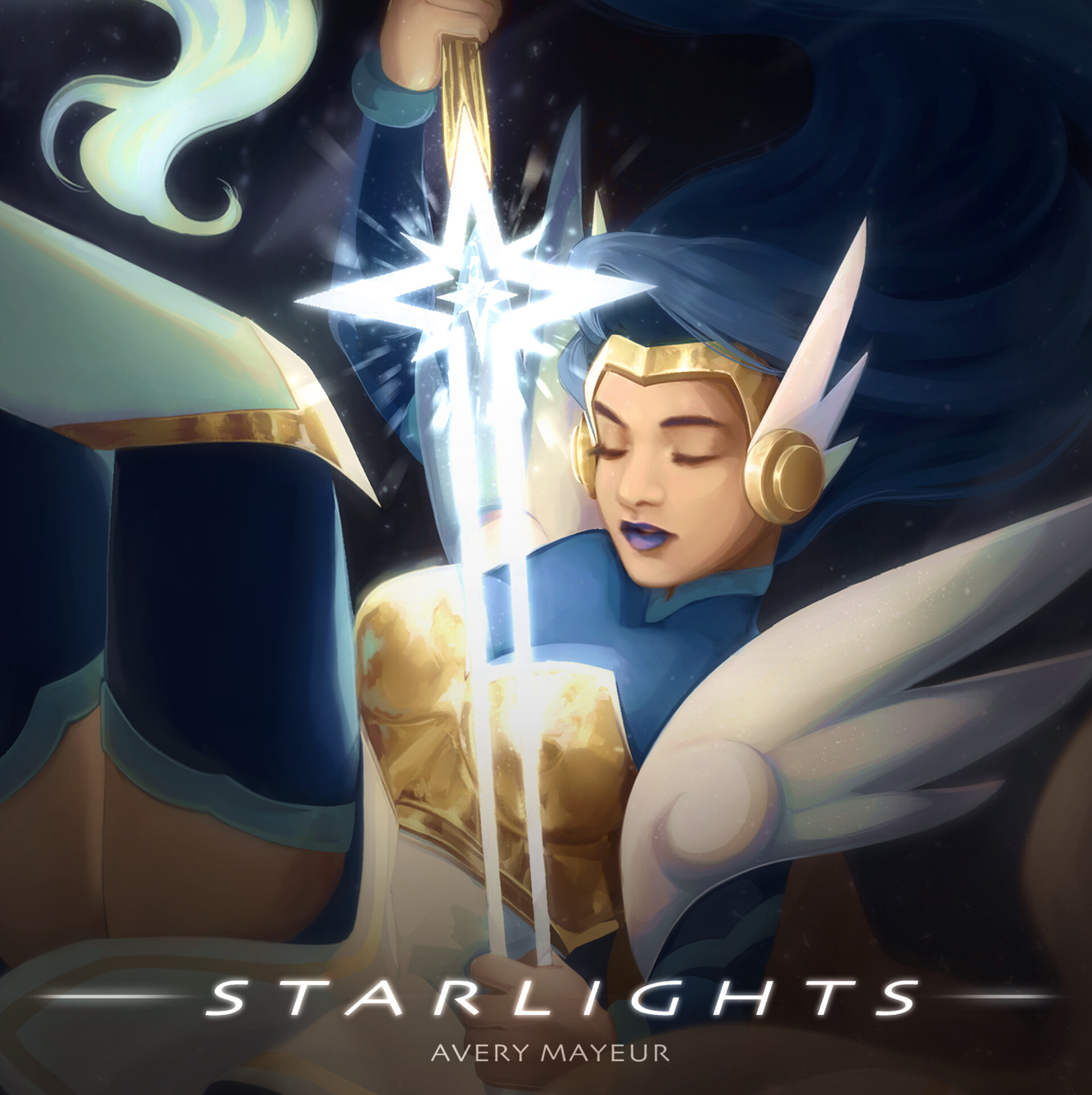 ArtStation - STARLIGHTS COVER ILLUSTRATION