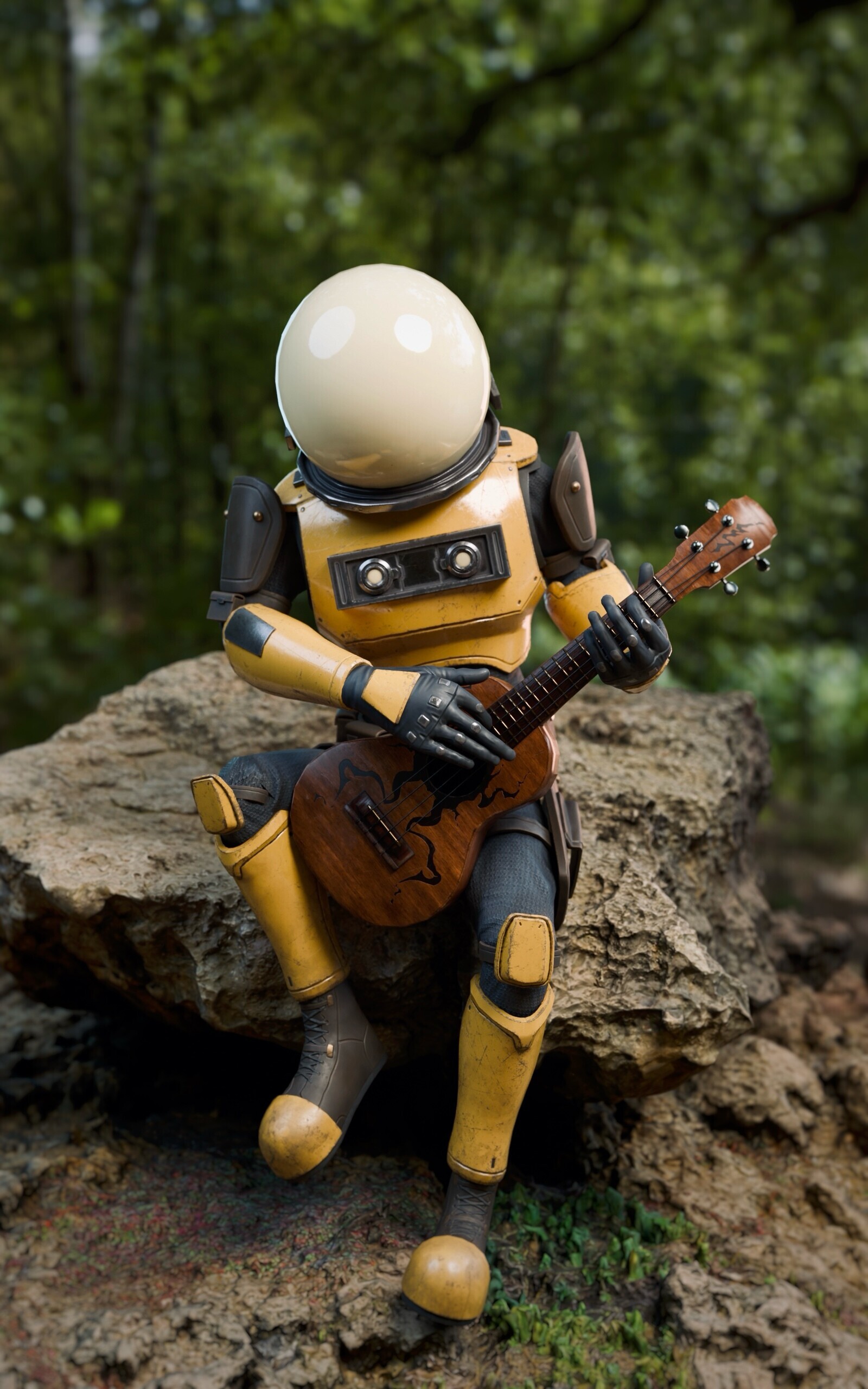 ArtStation - Risk Of Rain2 Commando FanArt 3D Asset