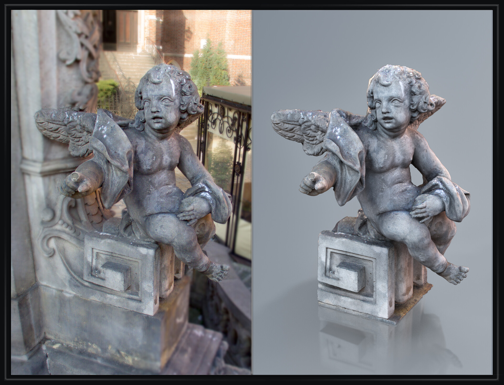 ArtStation - Baroque Angels from Wroclav - Photogrammetry