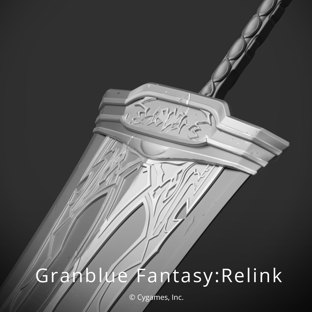 ArtStation - Broadsword of Earth - Granblue Fantasy: Relink
