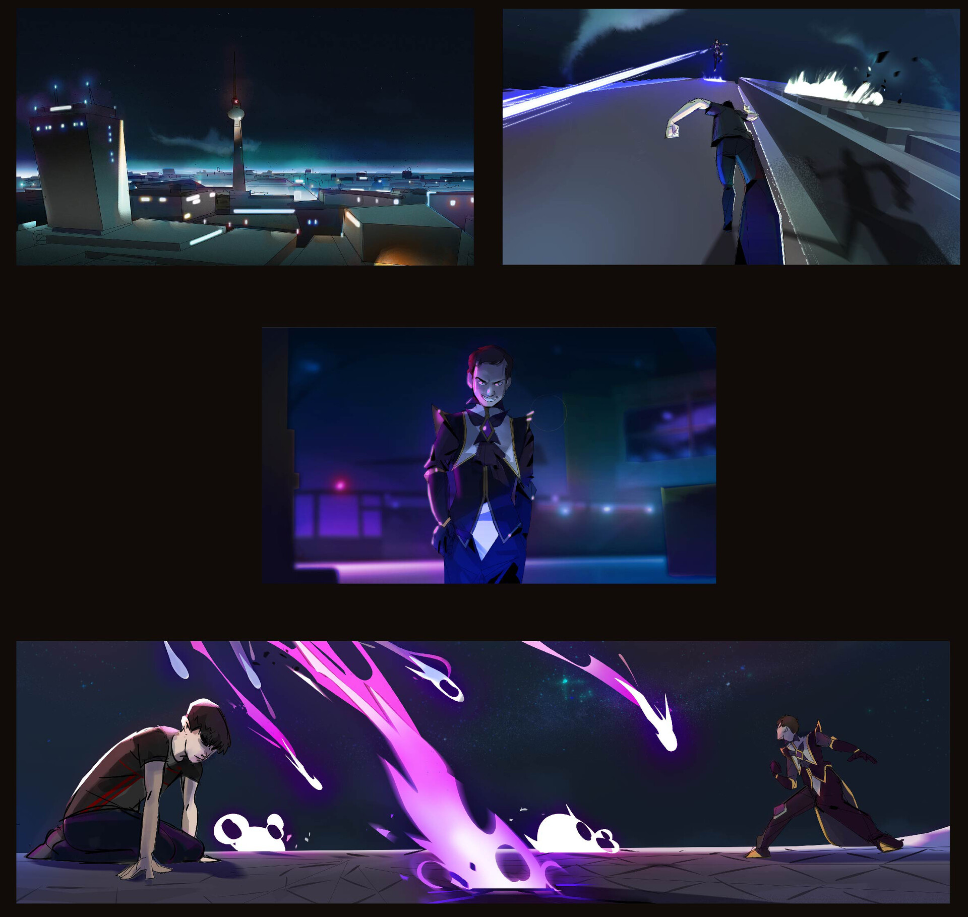 ArtStation - Color Beat+Background for 2022 LEC Summer teaser