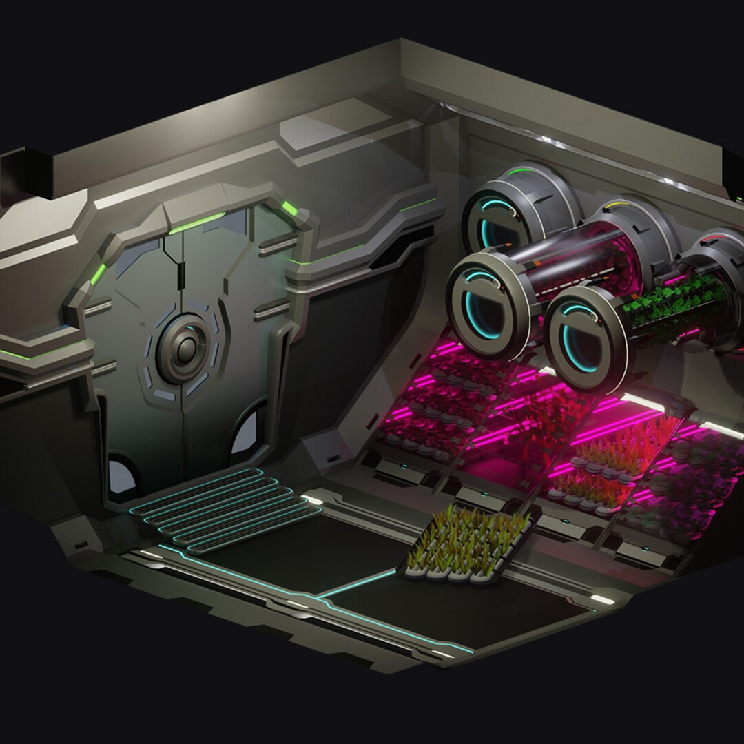 ArtStation - Space farm