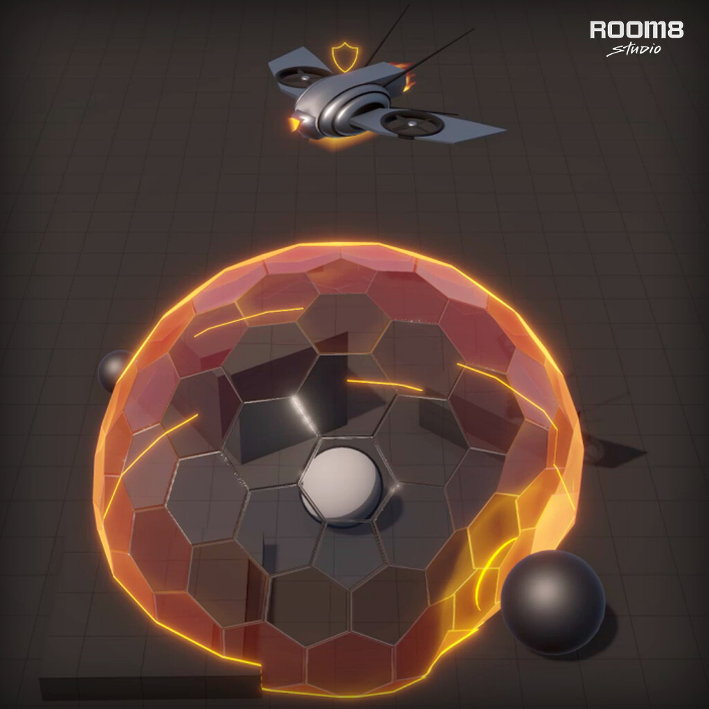 ArtStation - Real Time VFX - Spherical Shield