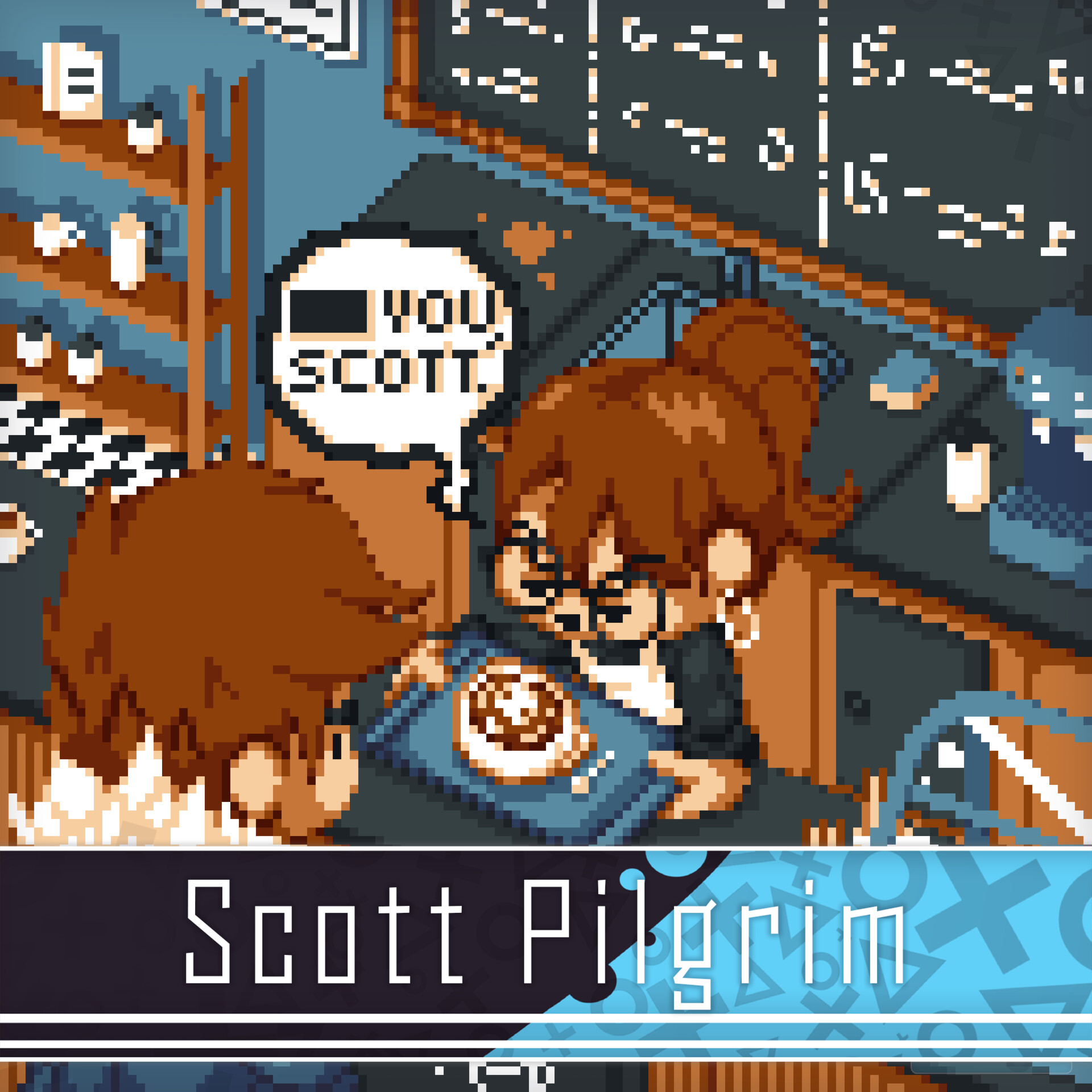 ArtStation - Scott Pilgrim Pixel Art