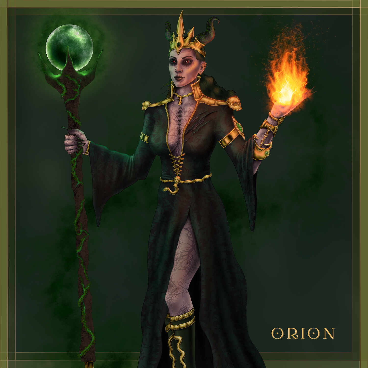 ArtStation - Character Design : Dark Witch Orion