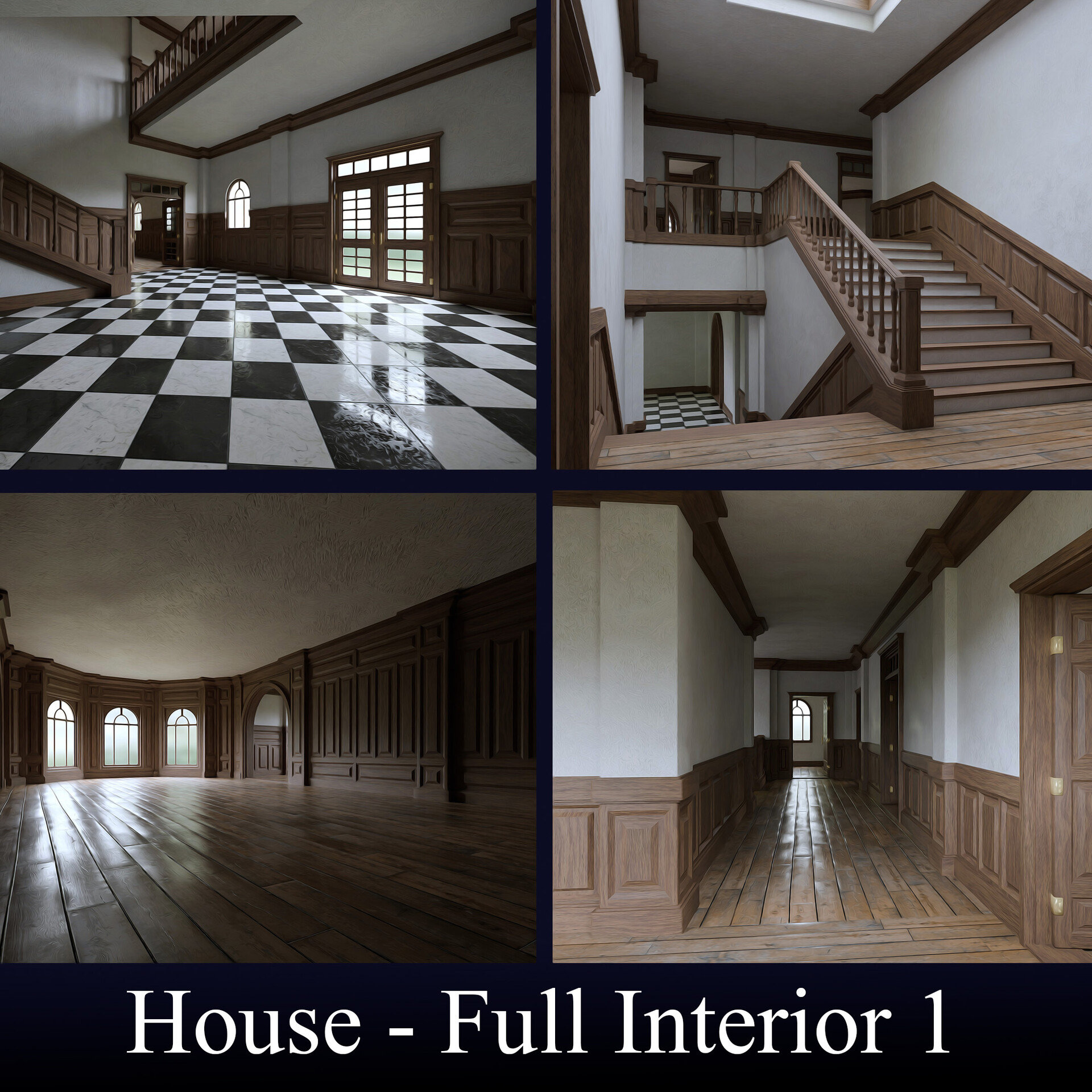 ArtStation - House - Full Interior 1