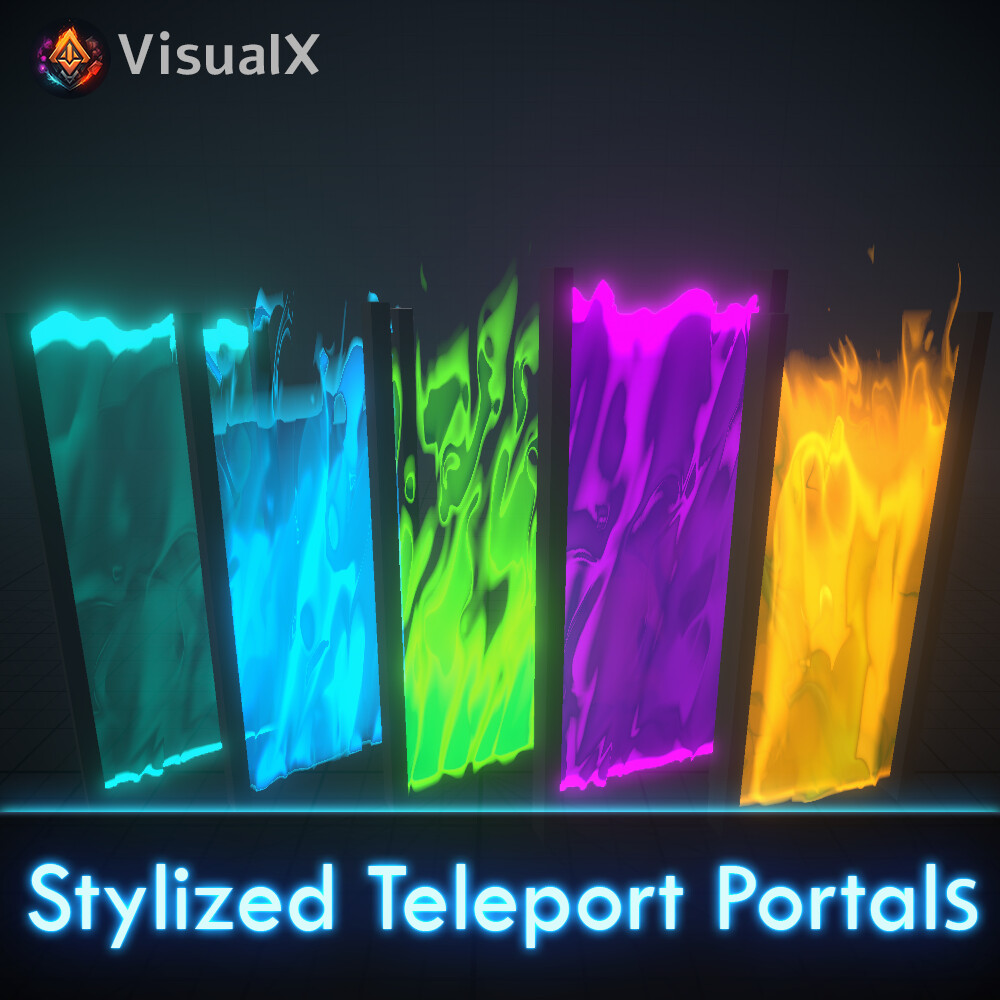 ArtStation - Stylized teleport portals: vol.1