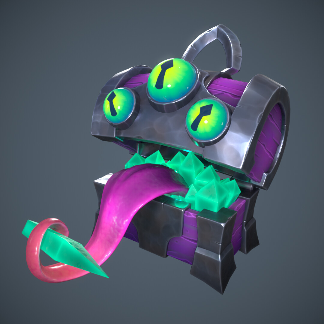 ArtStation - Stylized Mimic Chest