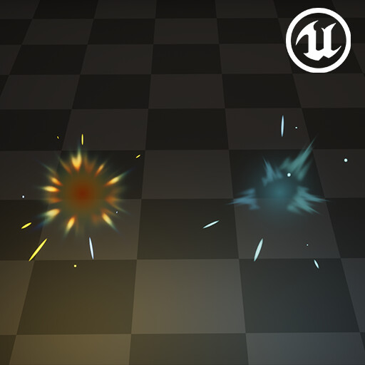 ArtStation - VFX - Rainbow Impacts