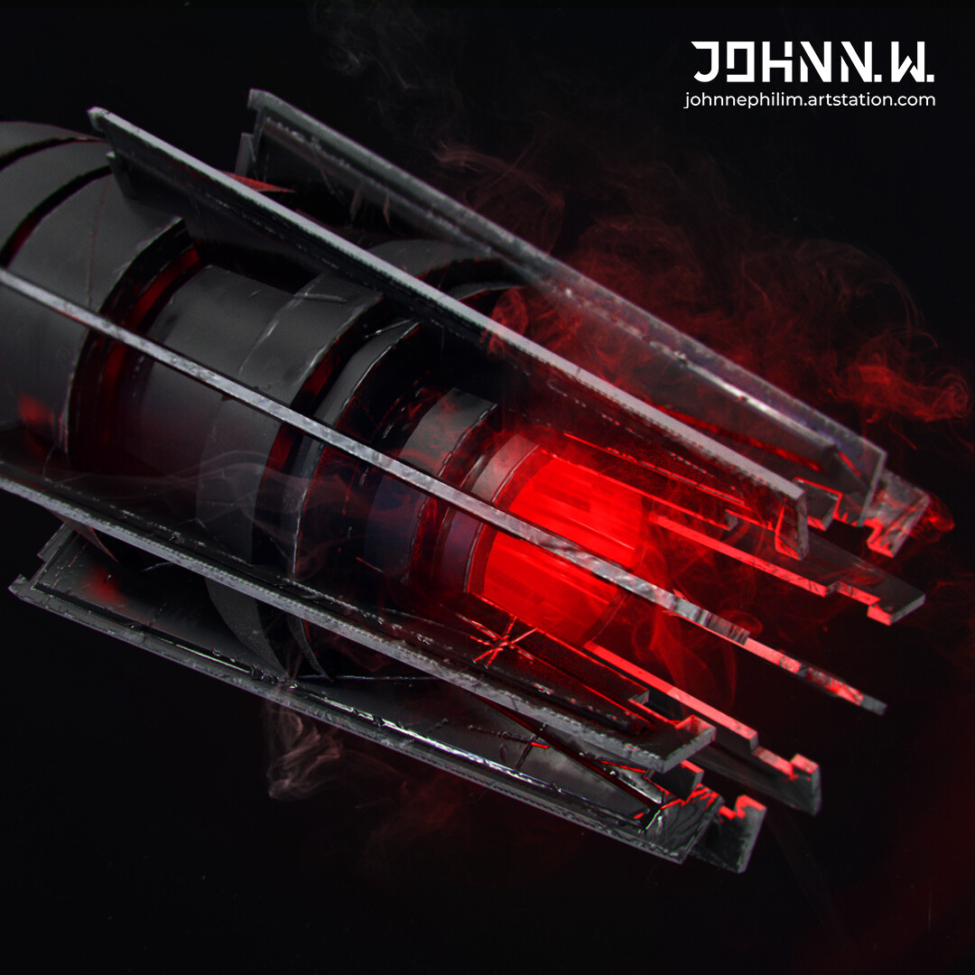 ArtStation - Sith Lightsaber