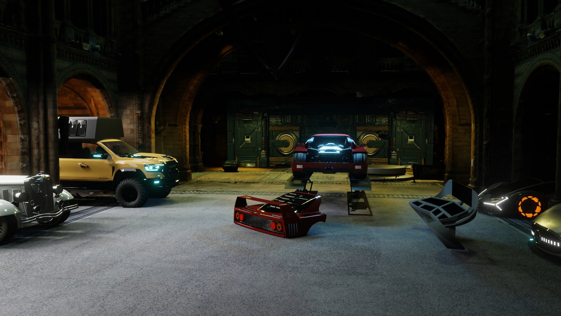 ArtStation - Preservative engine in mansion - Intern project