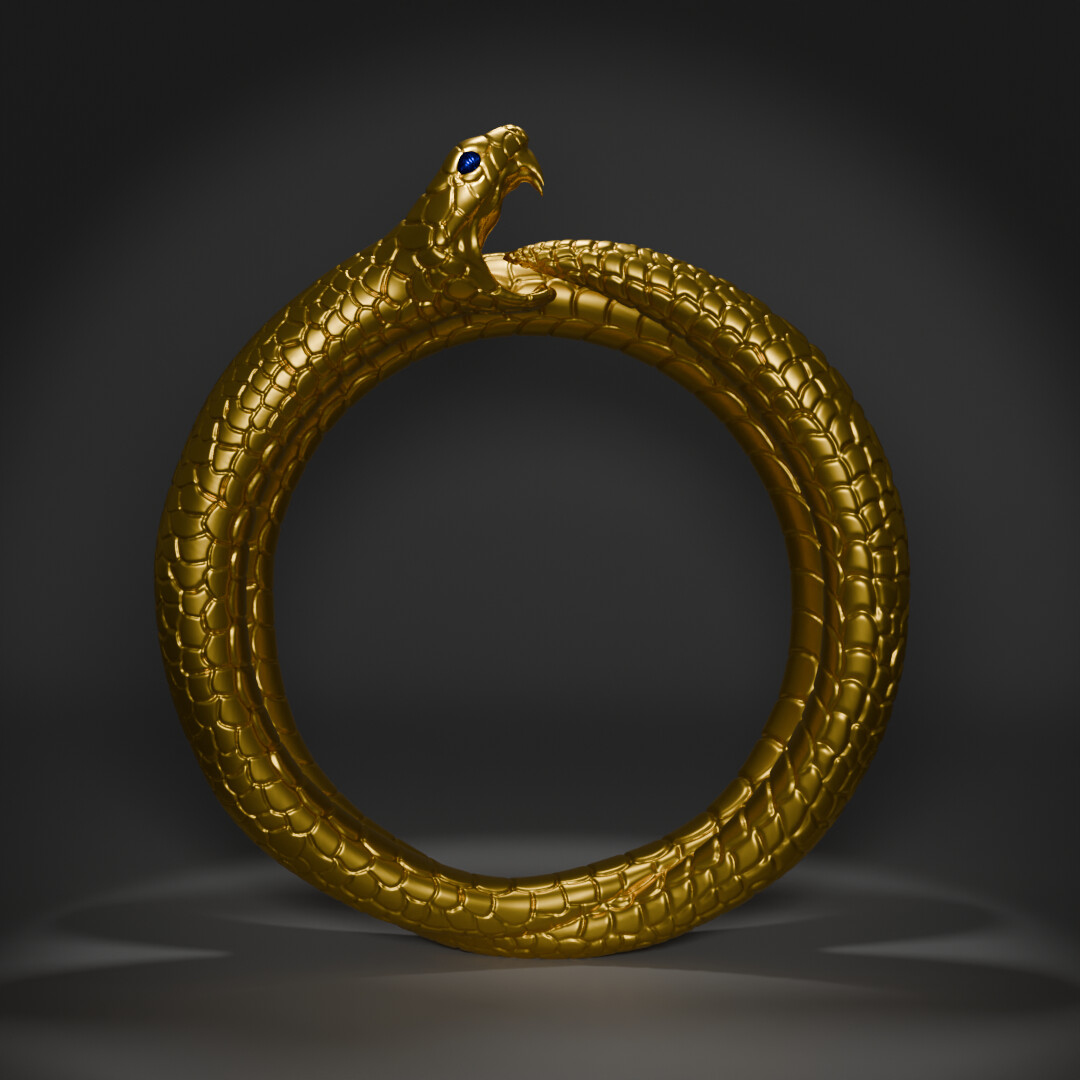 ArtStation - Ouroboros / Aes Sedai ring