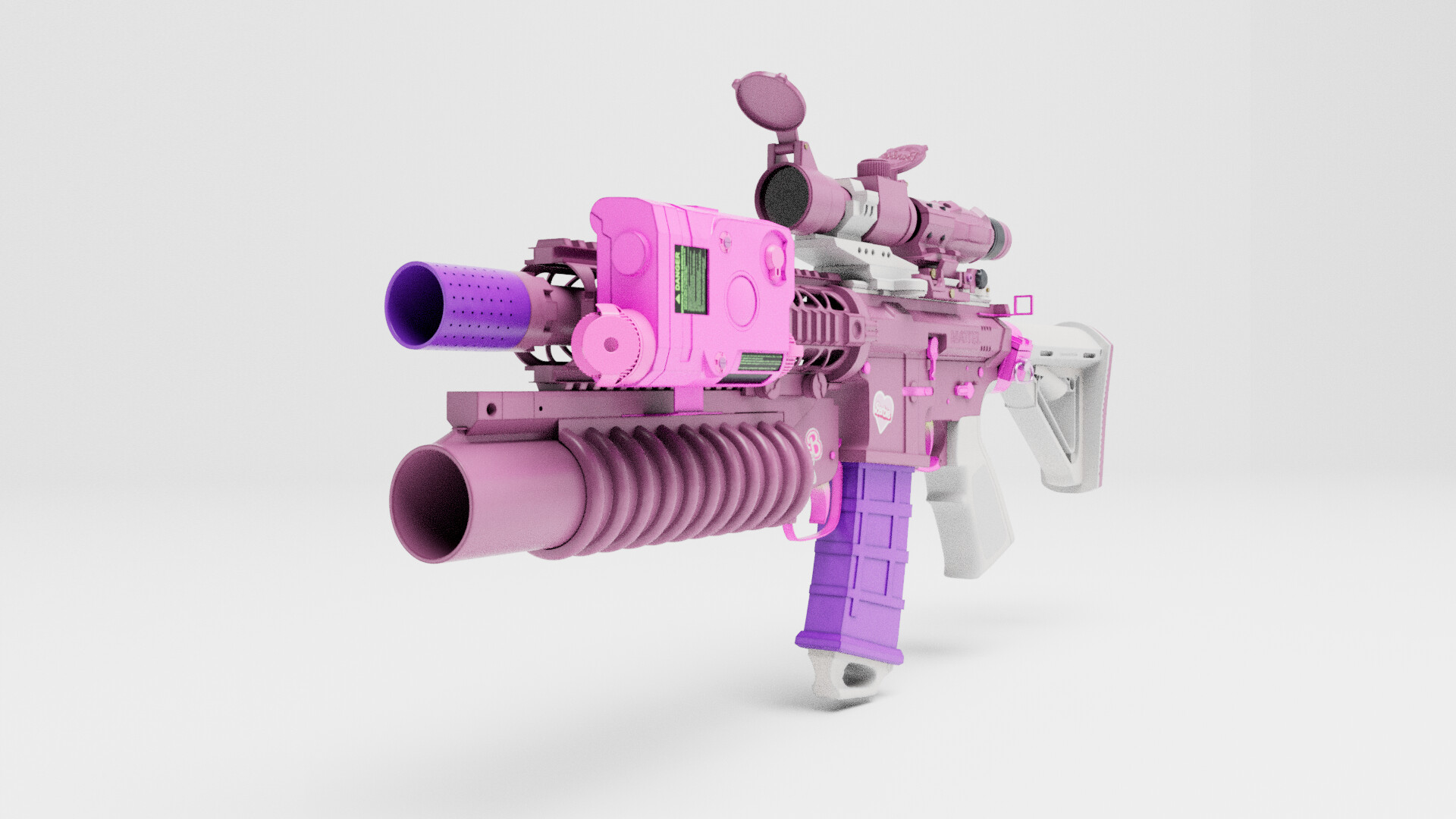 ArtStation - Barbie weapon