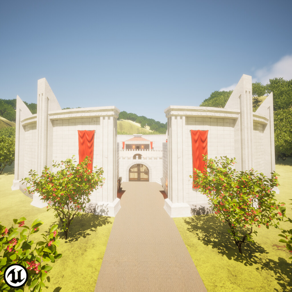 ArtStation - Level Design/Art - Medival Arena