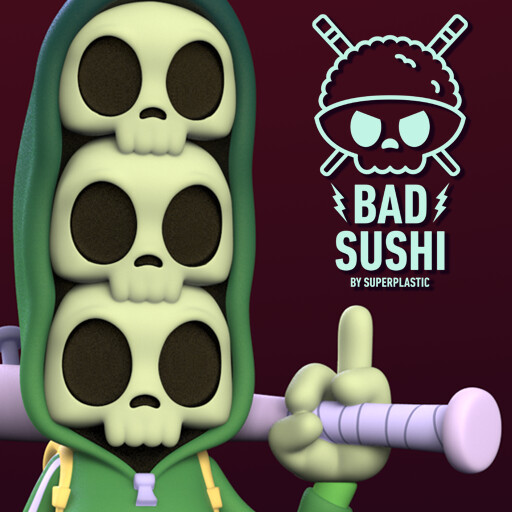 ArtStation - SuperPlastic - Bad Sushi - Series 1