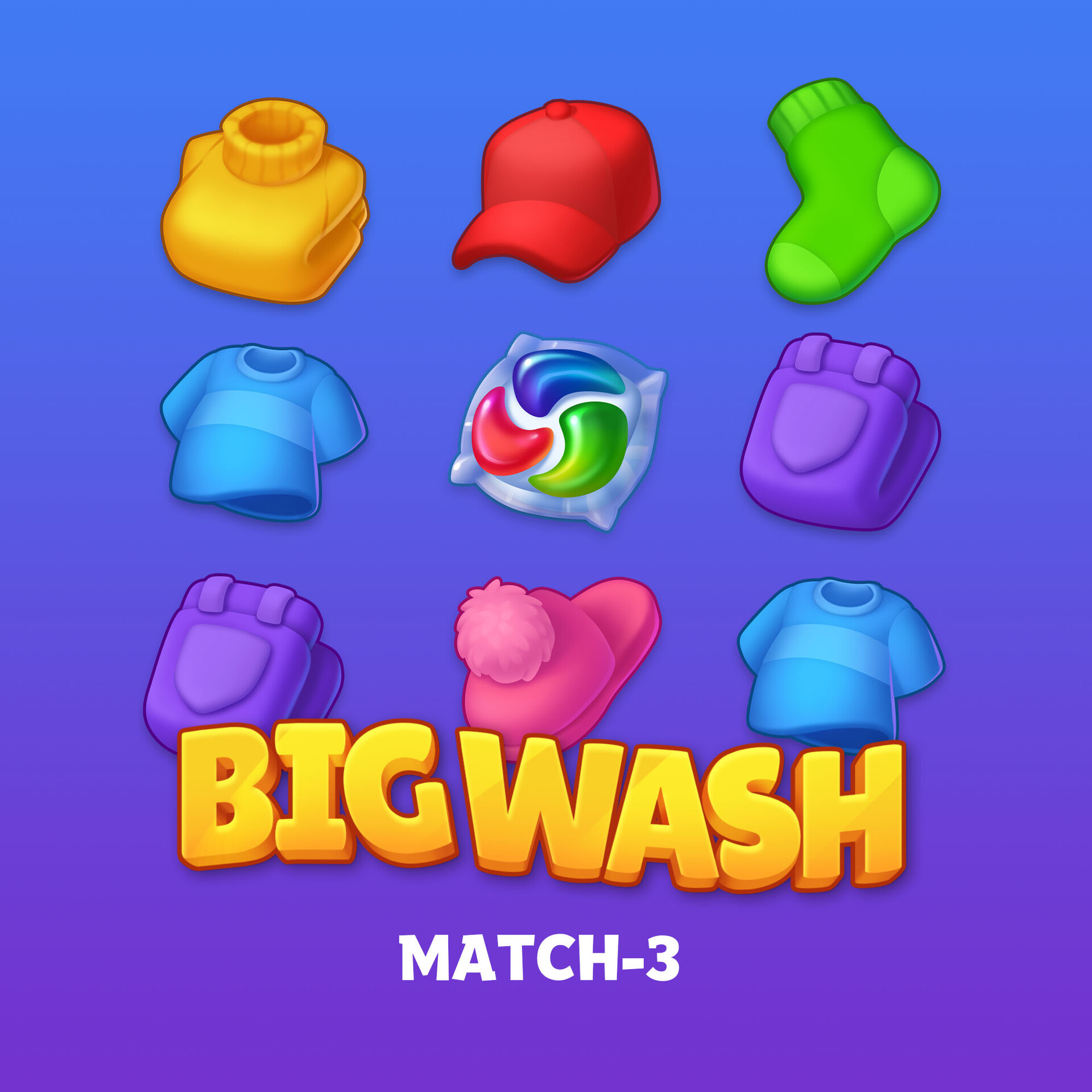 ArtStation - Match-3 BIG WASH