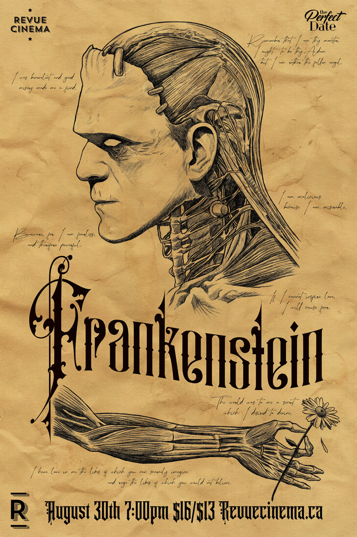 ArtStation - Frankenstein - Revue Cinema Poster