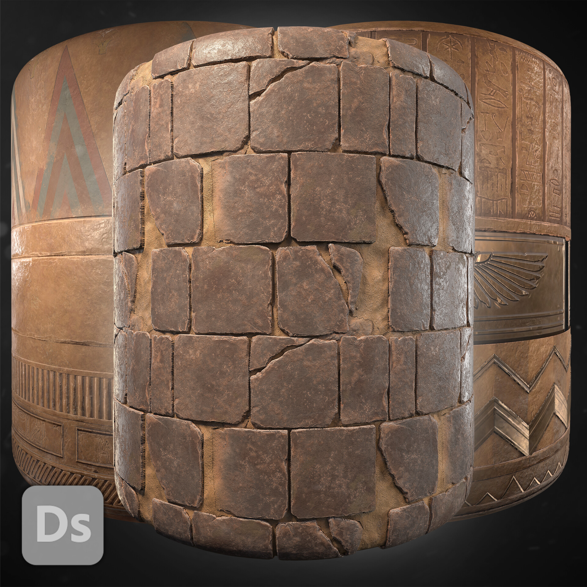 ArtStation - Fallen Pharaoh - Materials