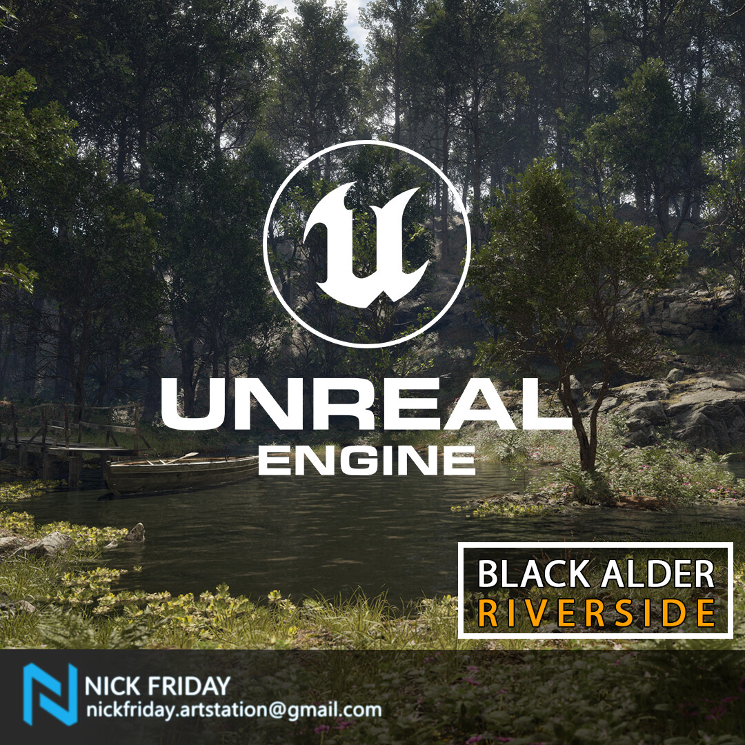 ArtStation - Black Alder Riverside