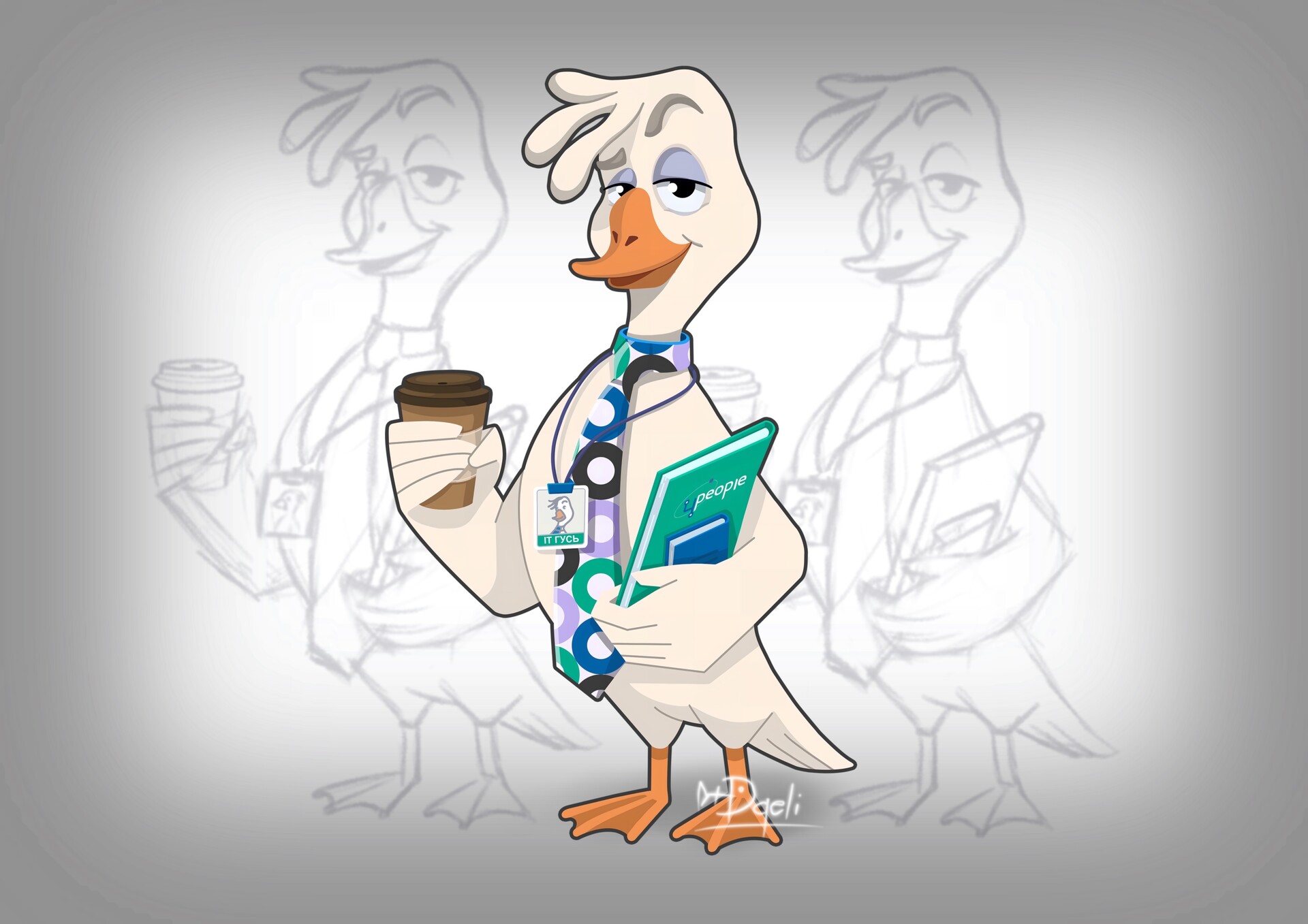 ArtStation - IT Goose. Character design.