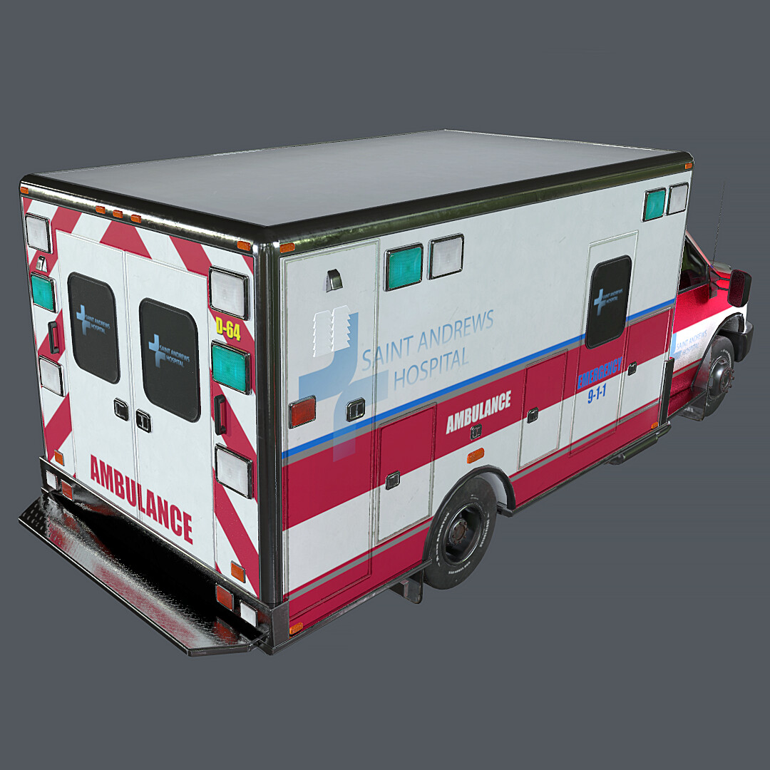 ArtStation - St.Andrews´s Hospital Ambulance