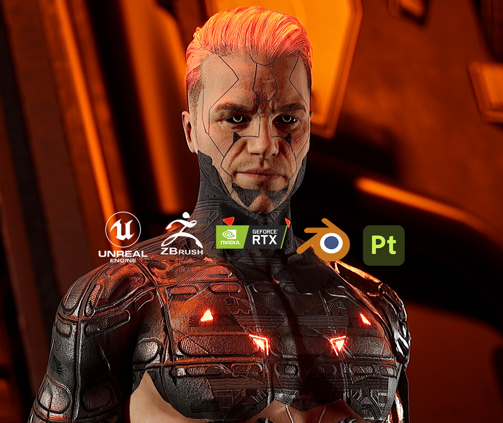 ArtStation - Character Cyberpunk V3 By Oscar Creativo